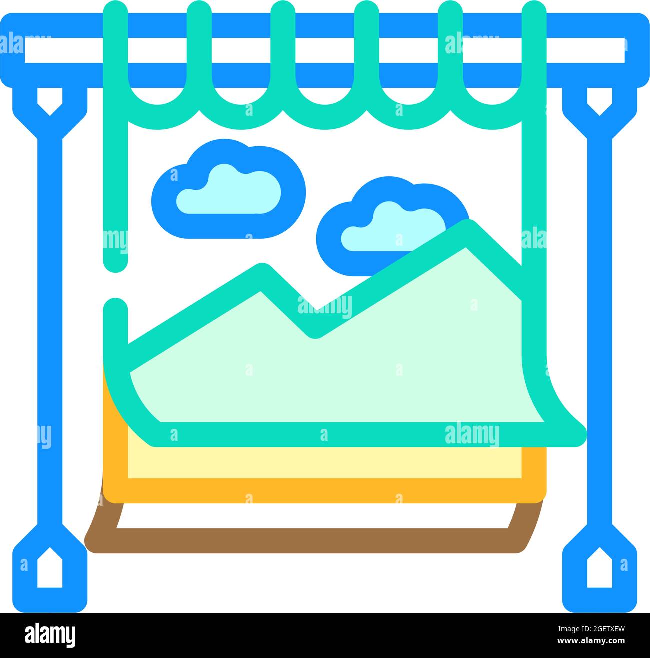 studio background equipment color icon vector illustration Stock Vector ...