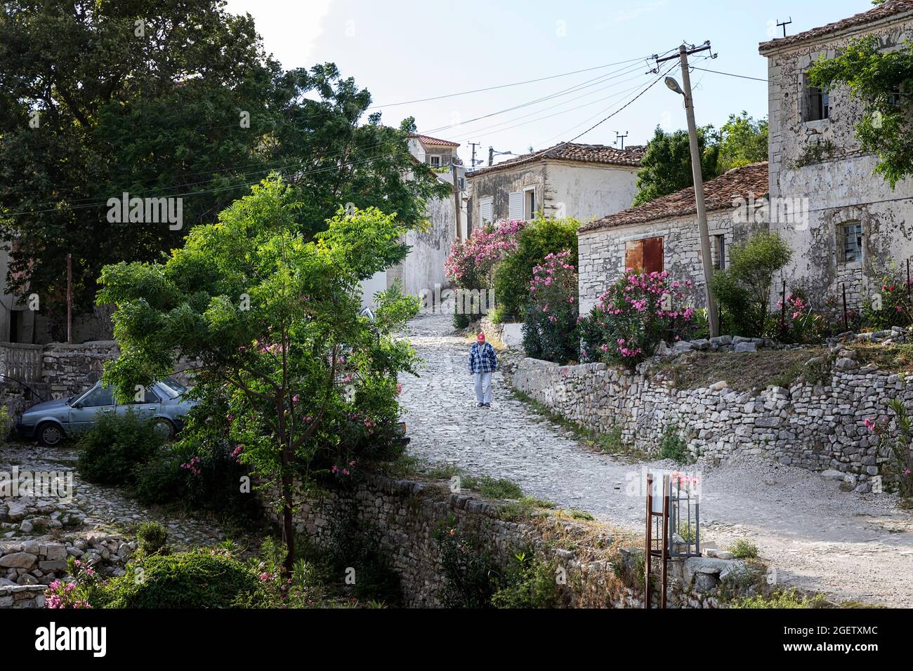 The old village of Qeparo, Albania Stock Photo - Alamy