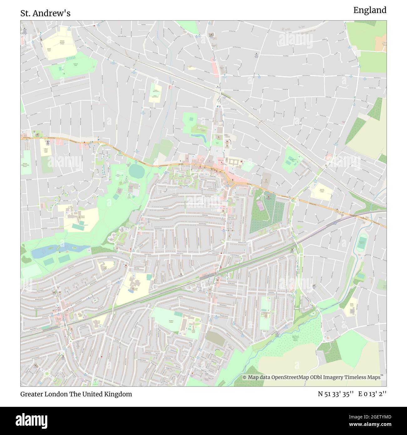 Map of st andrews Cut Out Stock Images & Pictures - Alamy