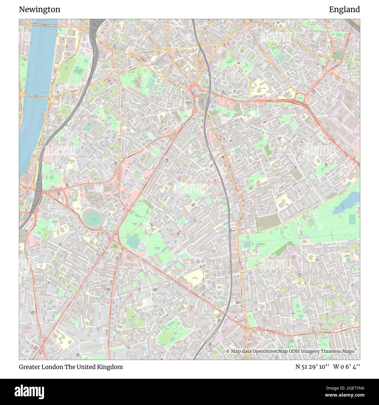 Map of newington hi-res stock photography and images - Alamy