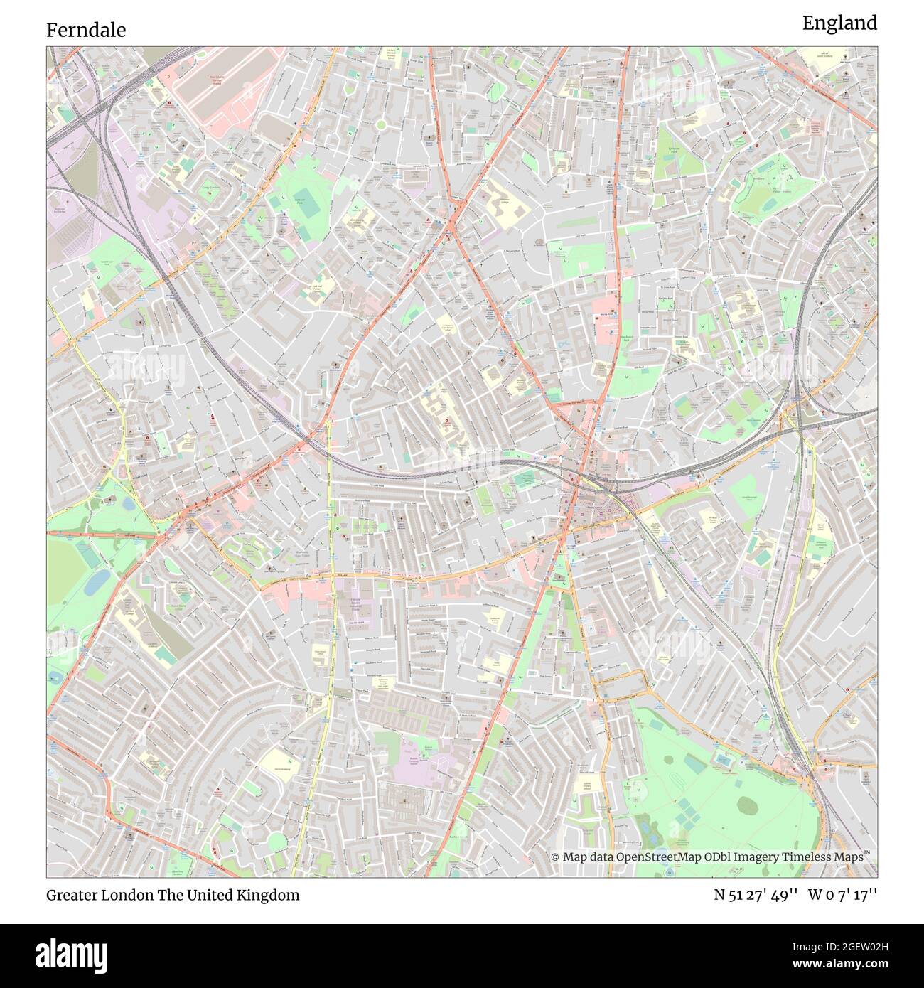 Map of ferndale hi-res stock photography and images - Alamy
