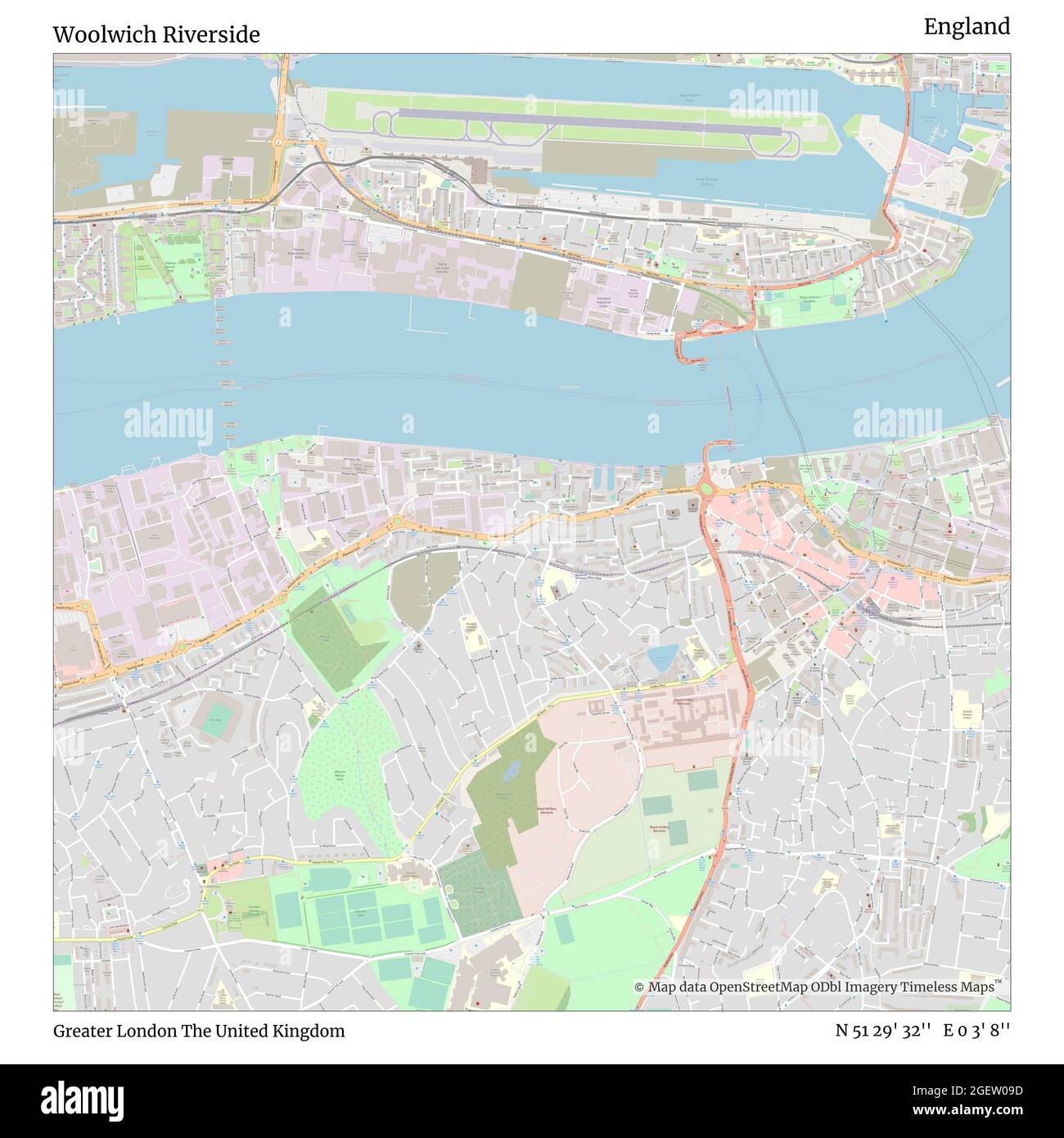 Woolwich map hi-res stock photography and images - Alamy
