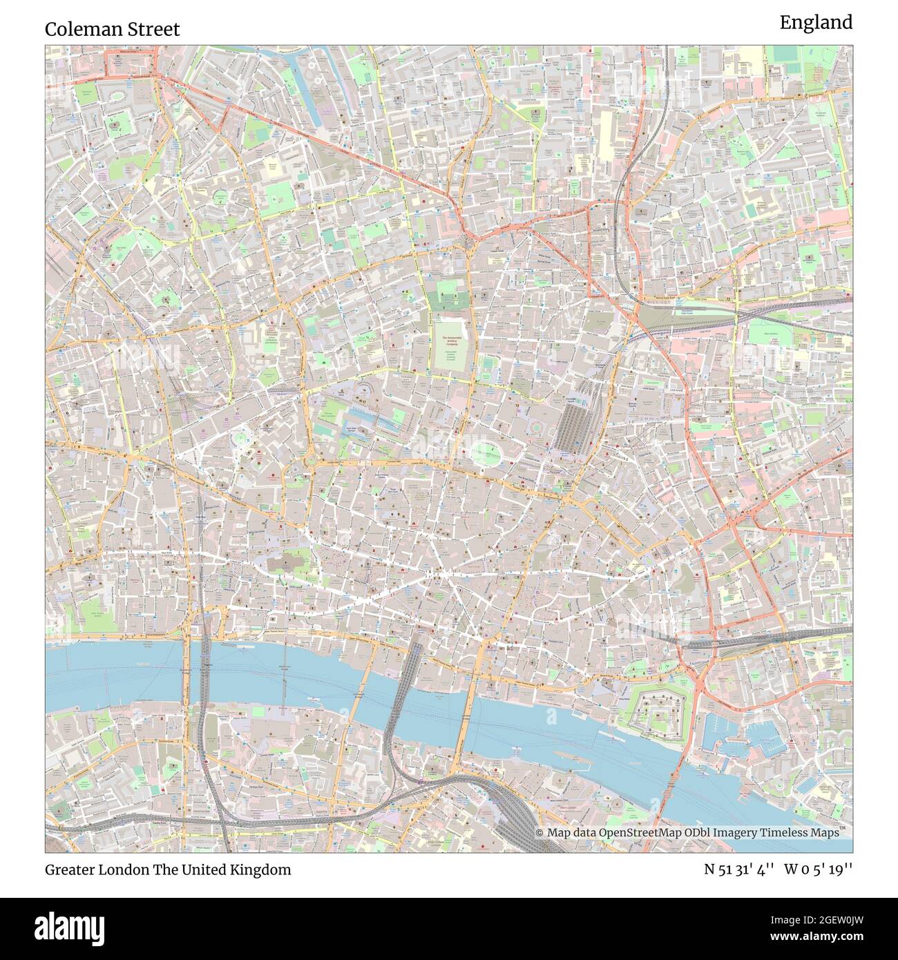 Coleman street hi-res stock photography and images - Alamy