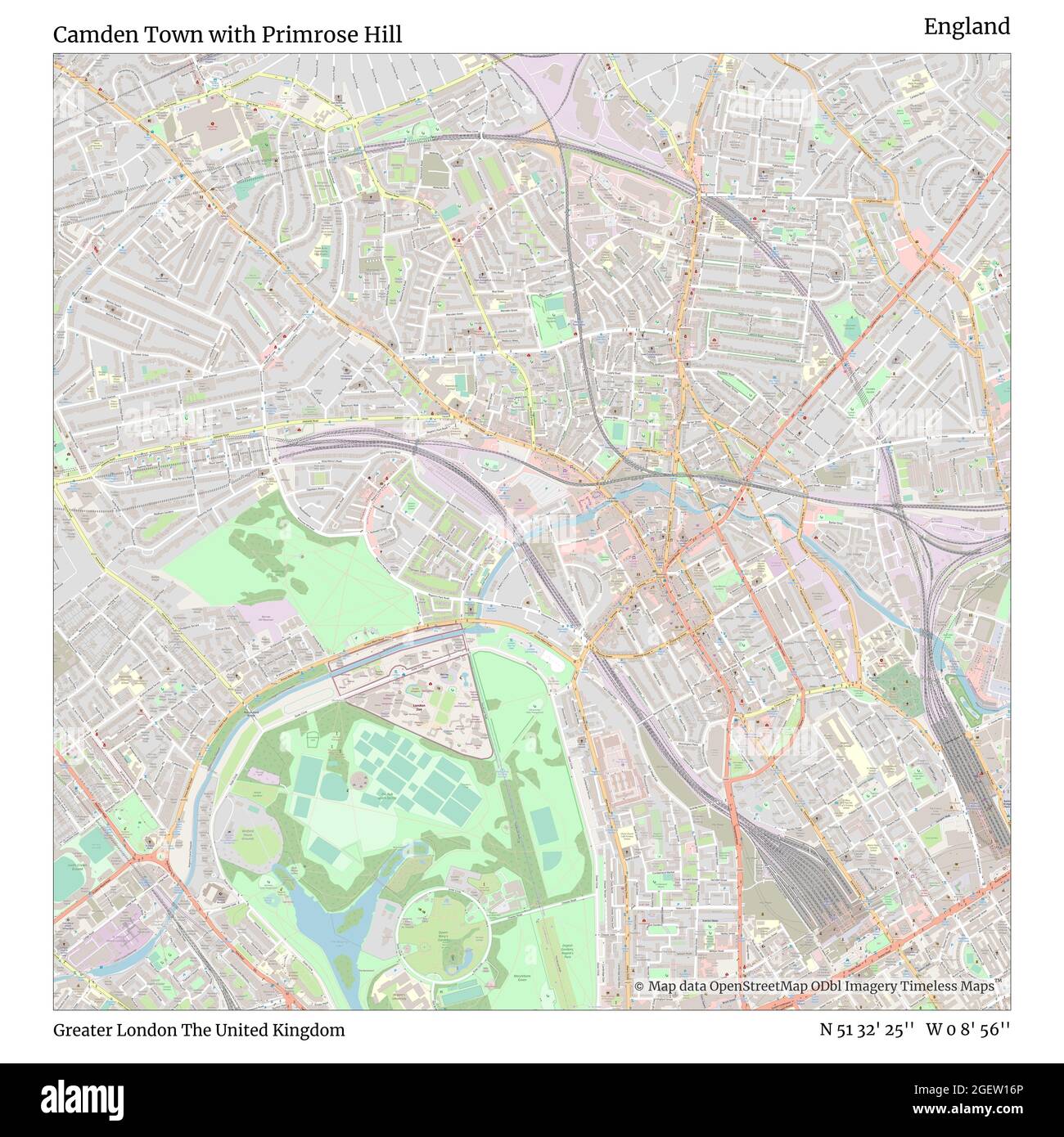 Camden town london map Cut Out Stock Images & Pictures - Alamy