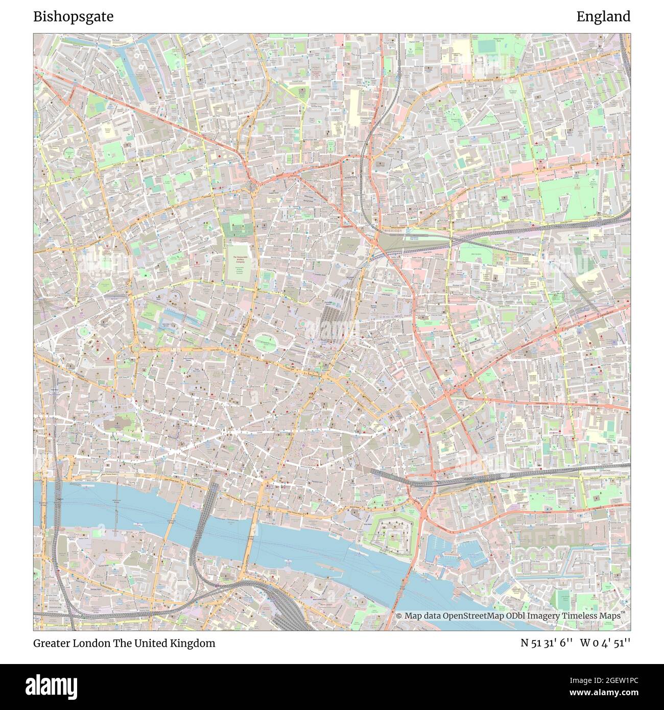Bishopsgate map hi-res stock photography and images - Alamy