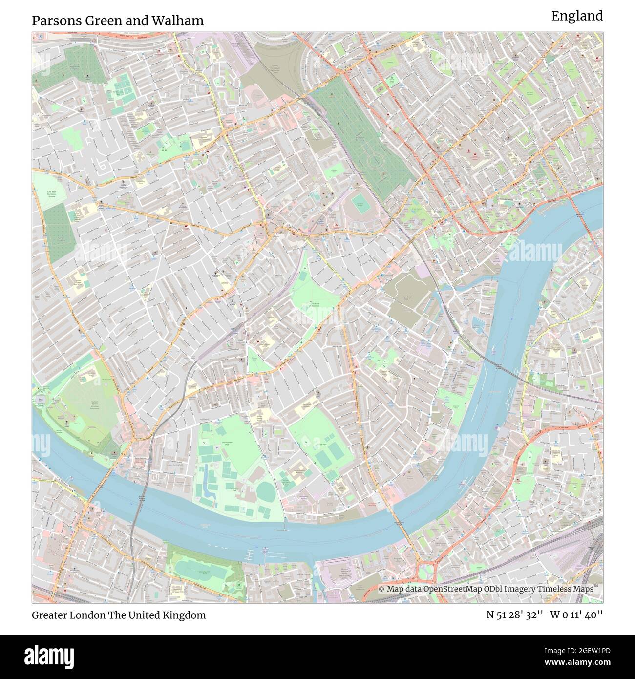Map of parsons hi-res stock photography and images - Alamy