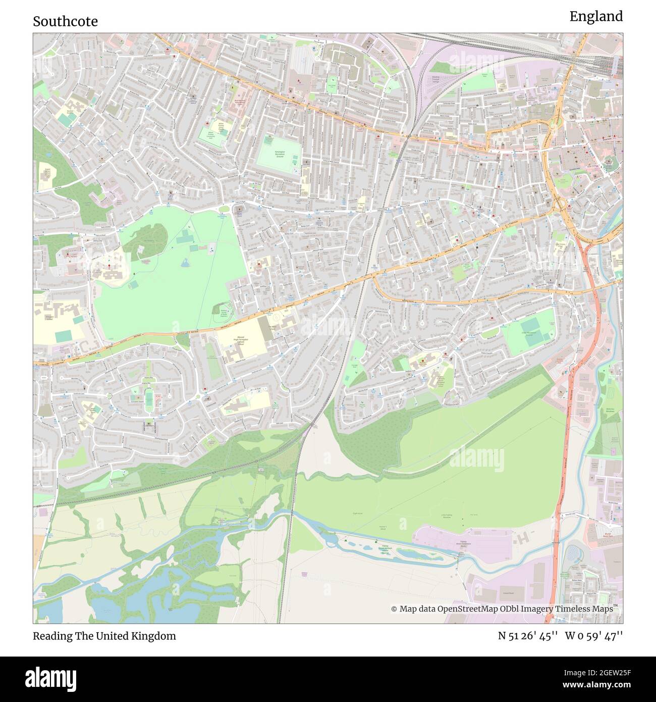 Reading england map Cut Out Stock Images & Pictures - Alamy