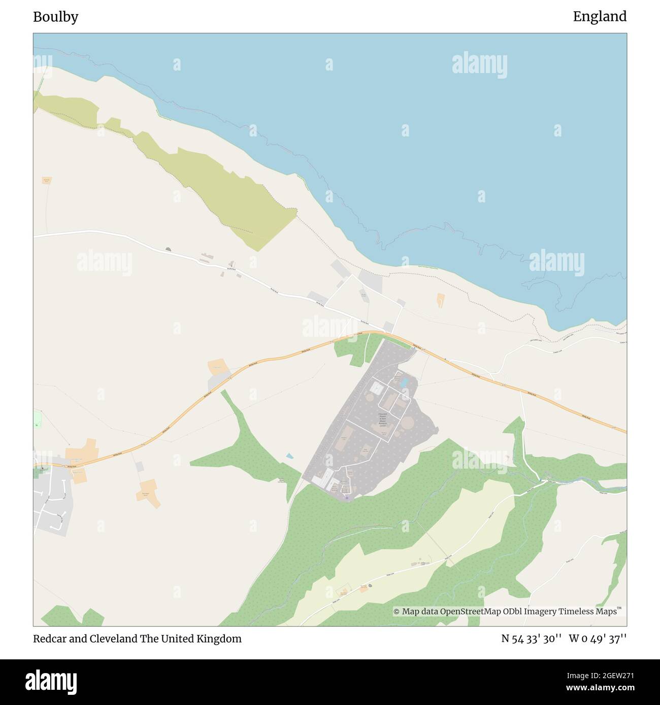 Map of redcar hi-res stock photography and images - Alamy