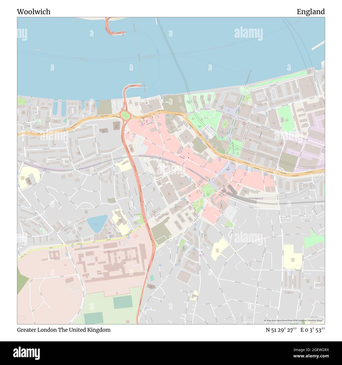 Woolwich map hi-res stock photography and images - Alamy