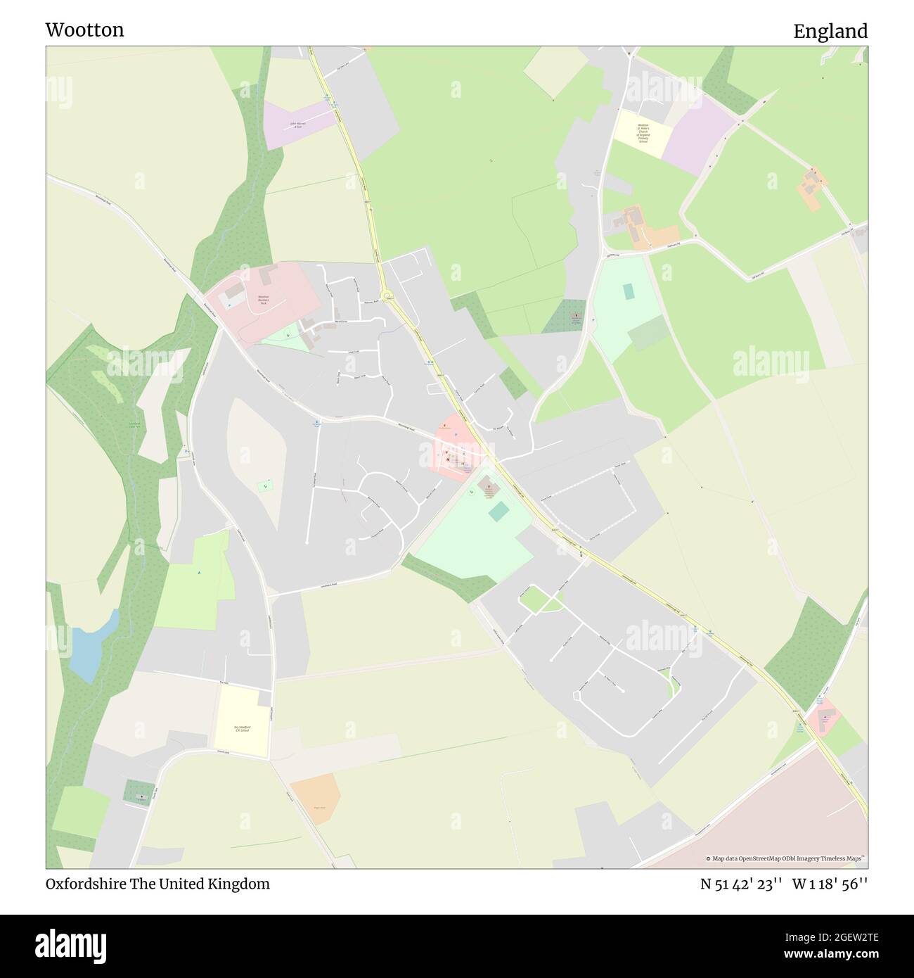 Oxfordshire map hi-res stock photography and images - Alamy