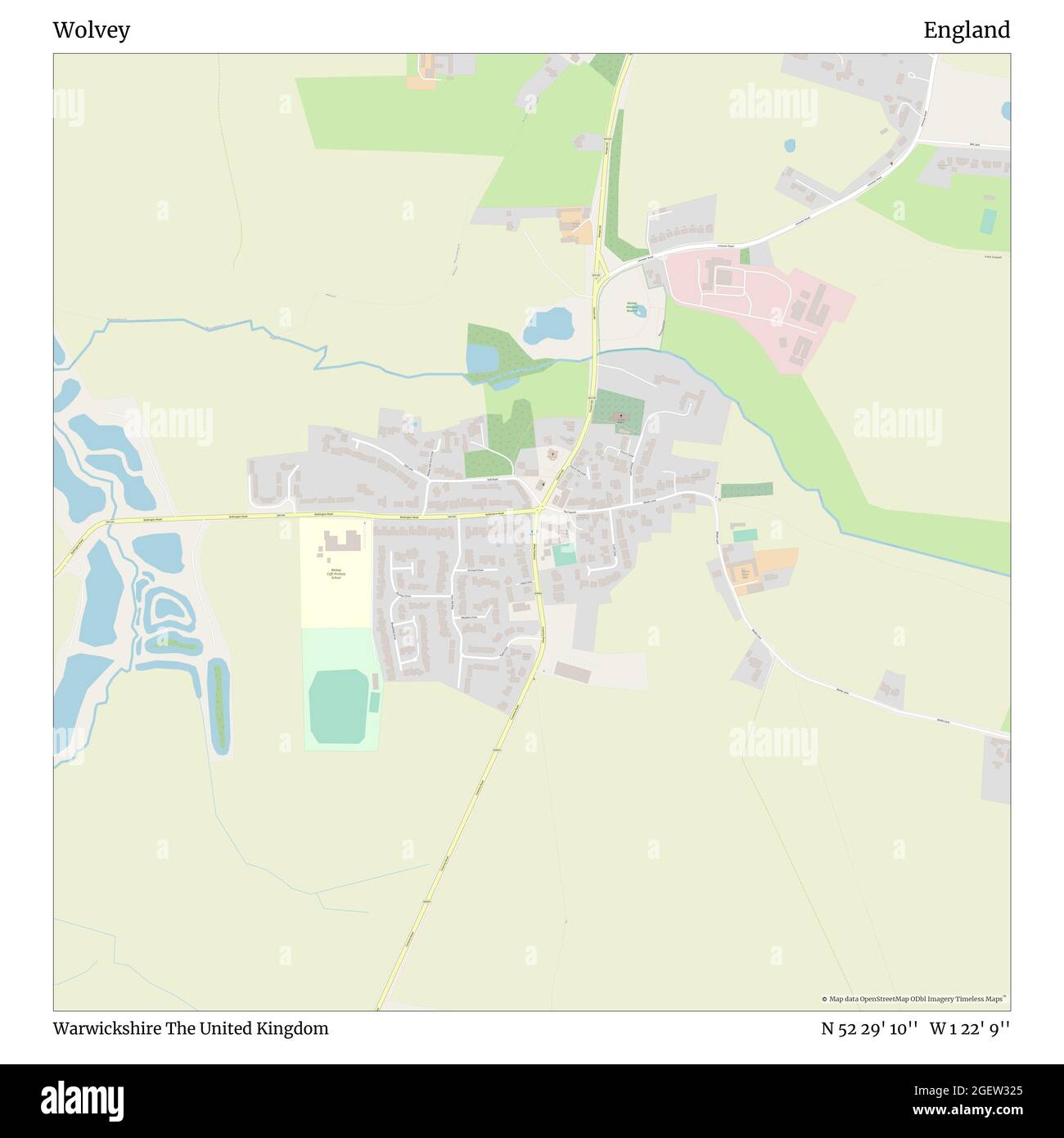 Warwickshire map hi-res stock photography and images - Alamy
