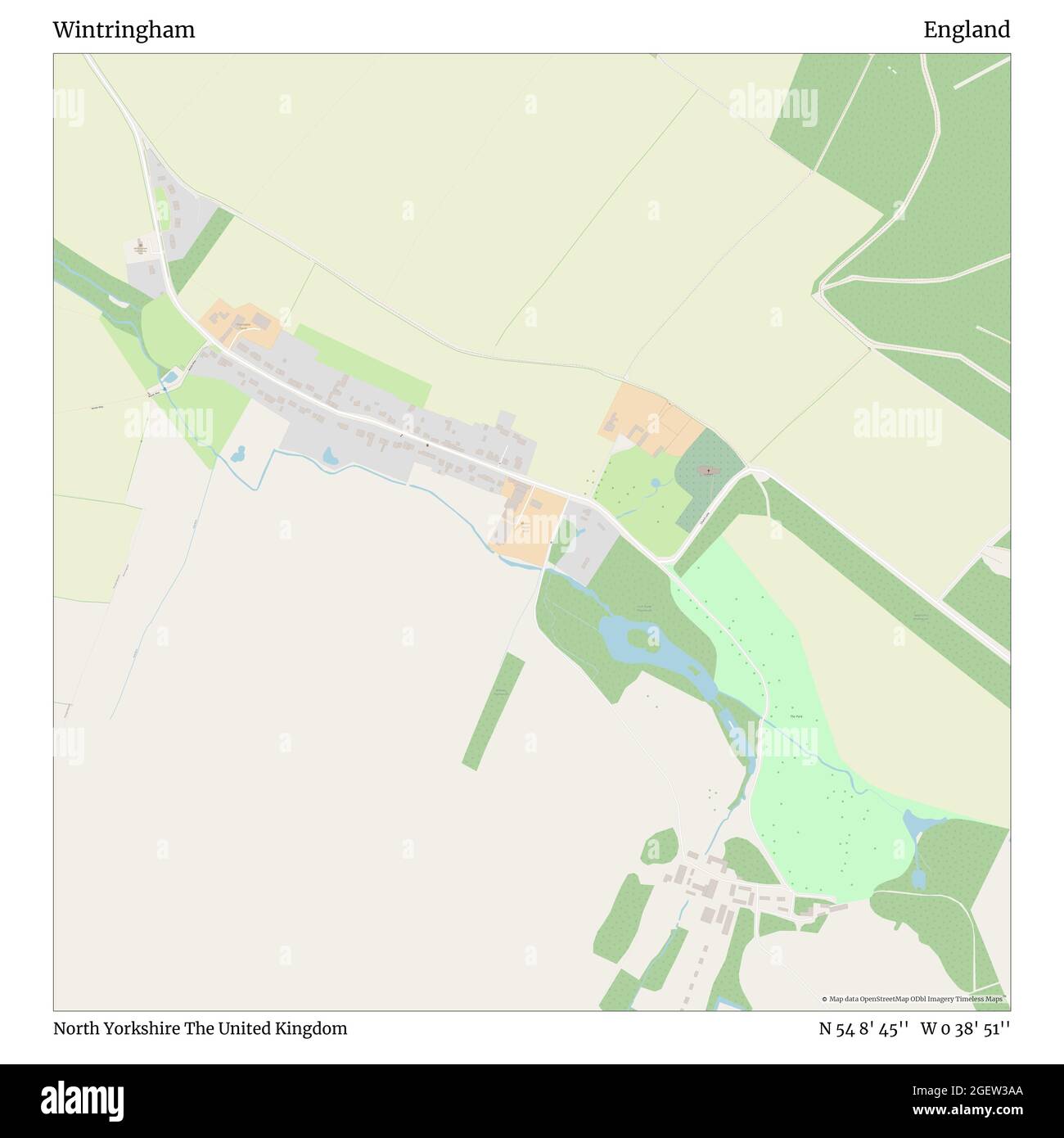 Wintringham, North Yorkshire, United Kingdom, England, N 54 8' 45'', W ...