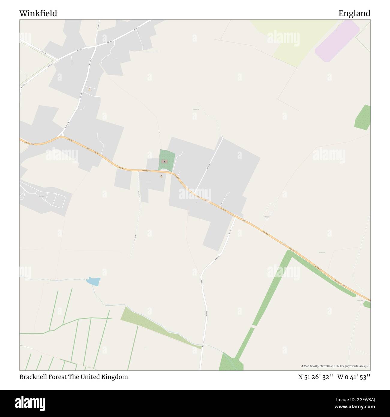 Bracknell map hi-res stock photography and images - Alamy
