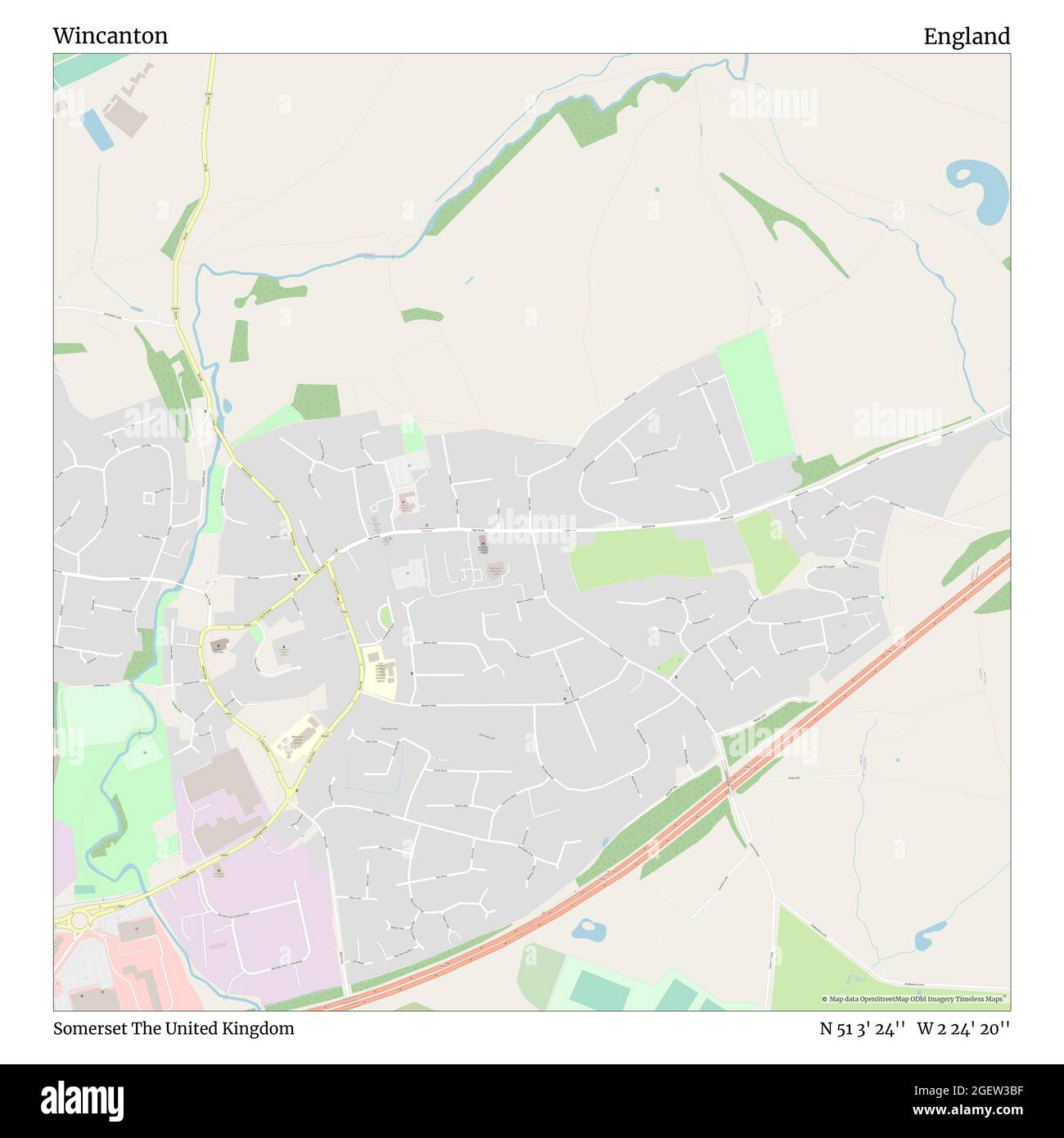 Wincanton map hi-res stock photography and images - Alamy
