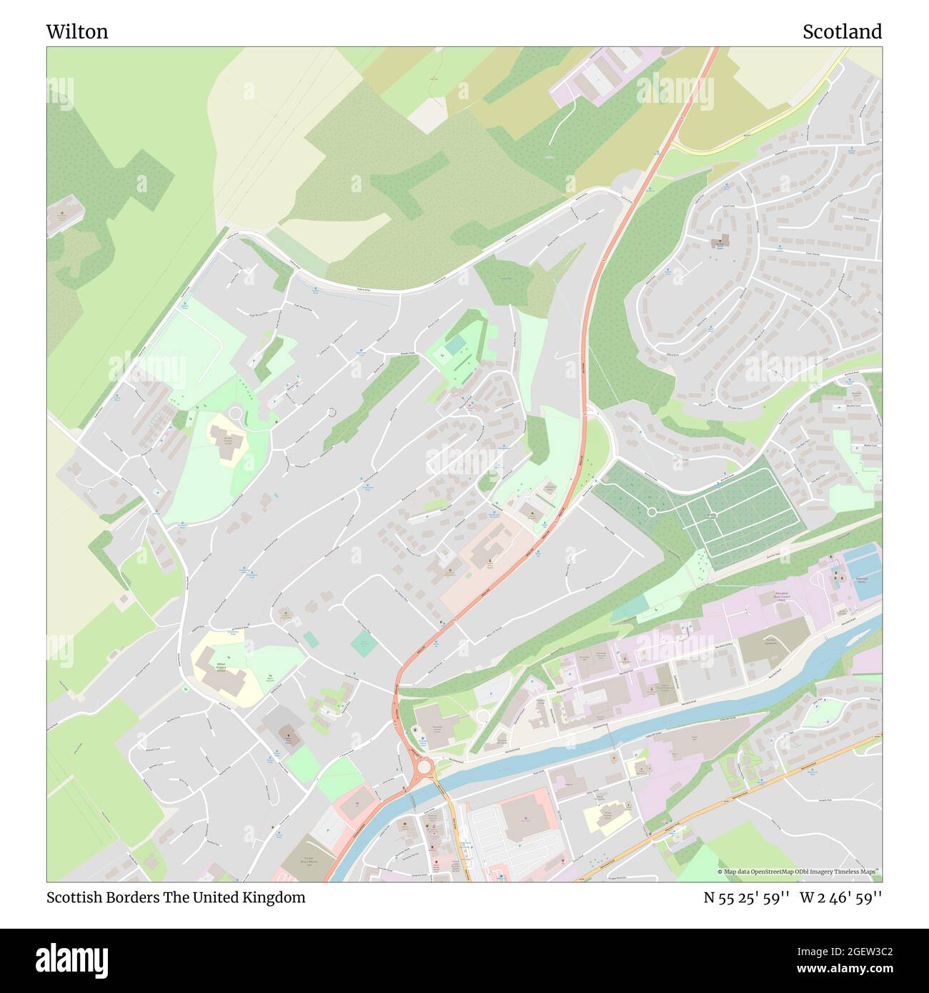 Scottish road map Cut Out Stock Images & Pictures - Alamy
