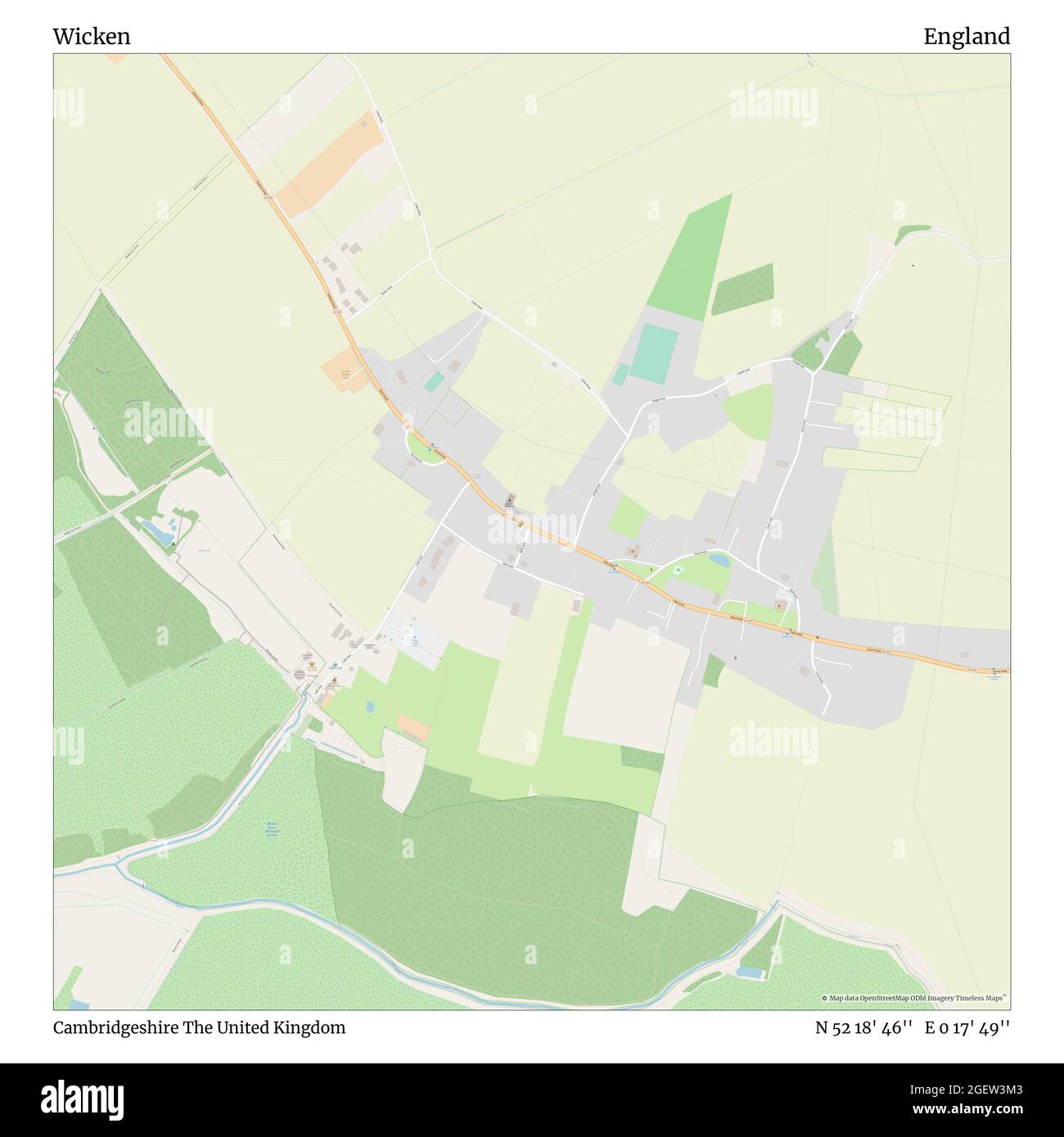 Wicken, Cambridgeshire, United Kingdom, England, N 52 18' 46'', E 0 17 ...