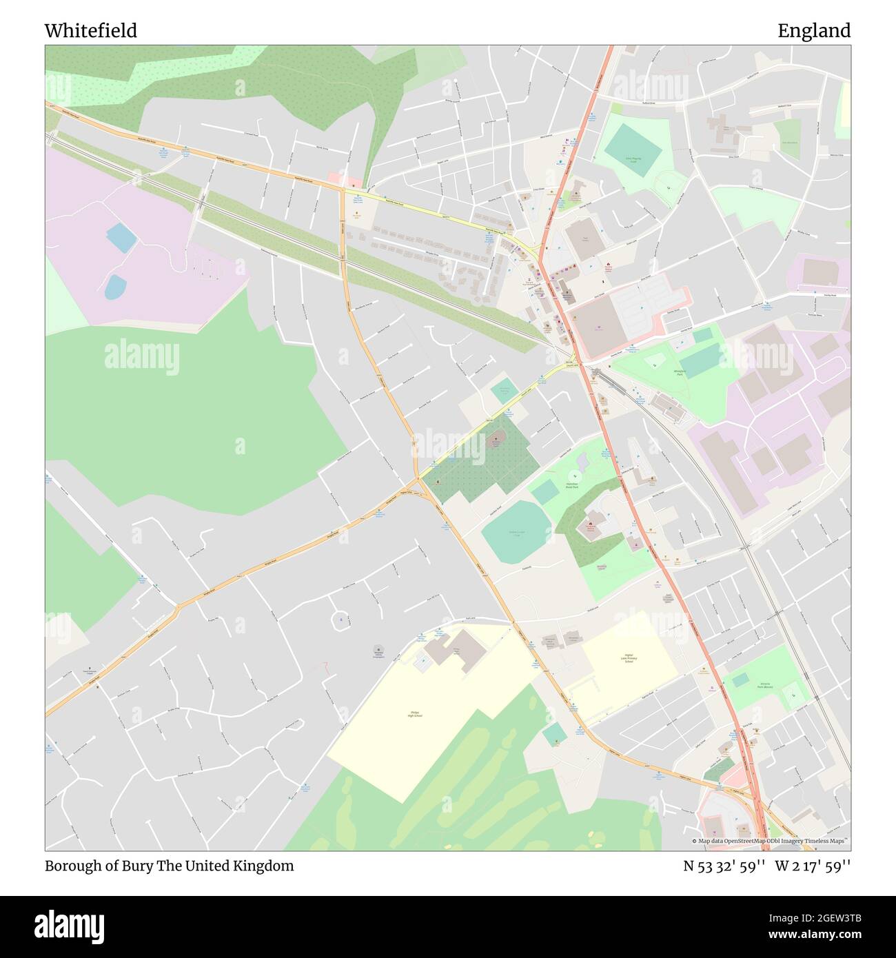 Map of whitefield hi-res stock photography and images - Alamy