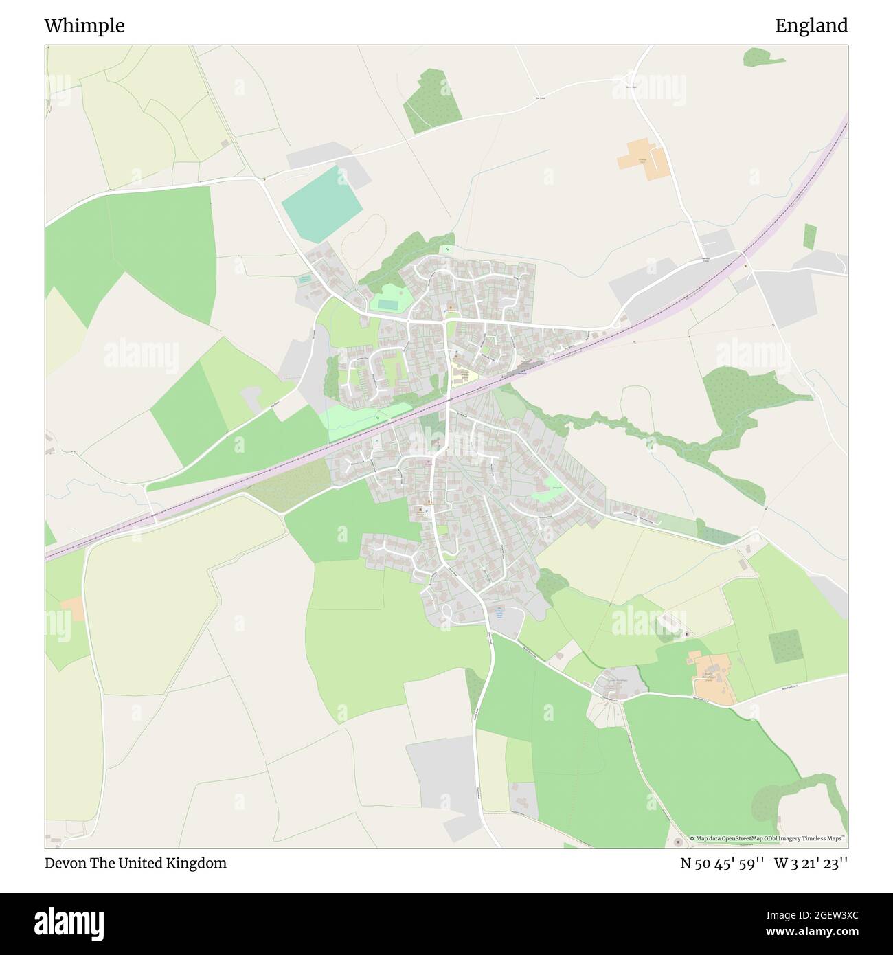 Whimple, Devon, United Kingdom, England, N 50 45' 59'', W 3 21' 23 ...