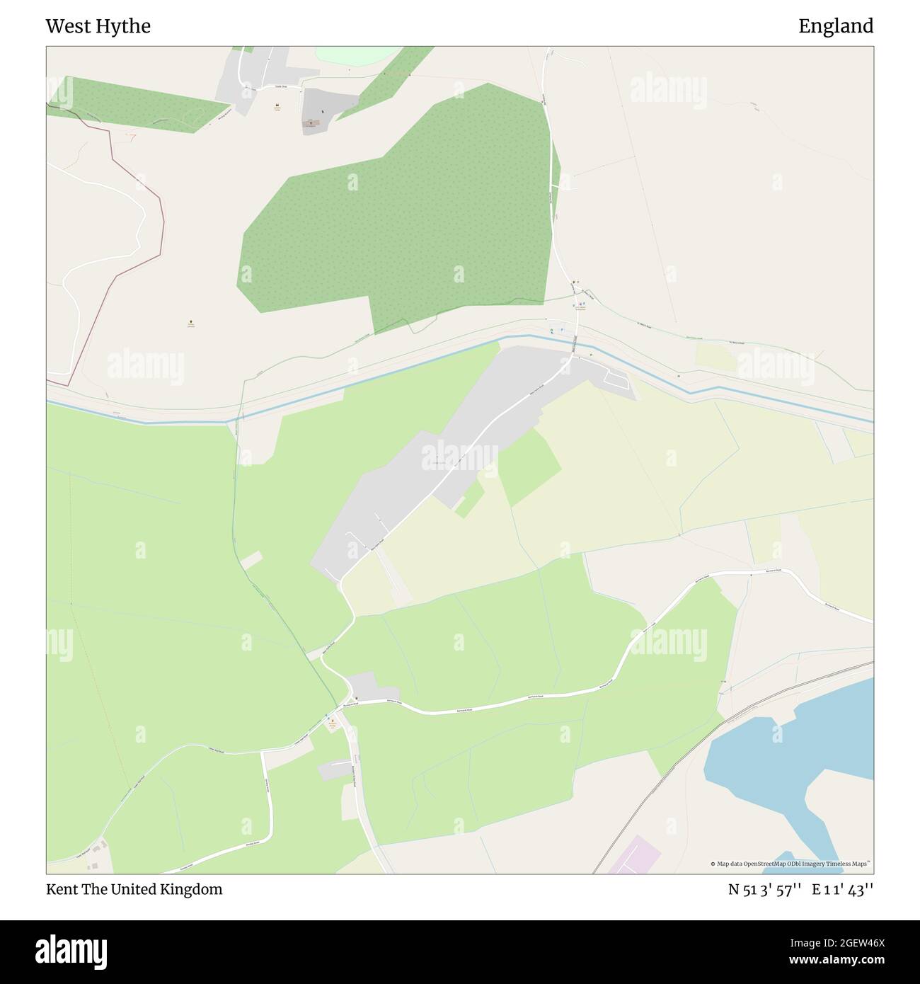 Map of hythe hi-res stock photography and images - Alamy