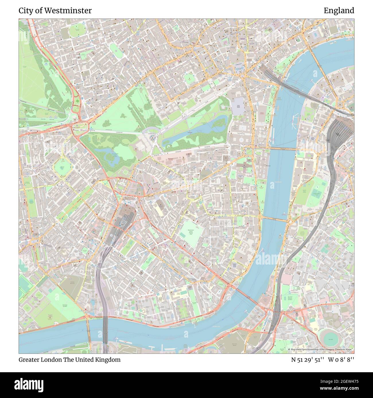 City of westminster map hi-res stock photography and images - Alamy