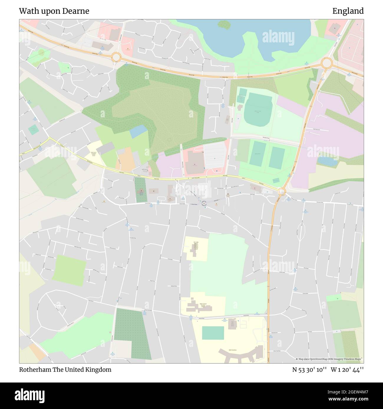 Rotherham map Cut Out Stock Images & Pictures - Alamy
