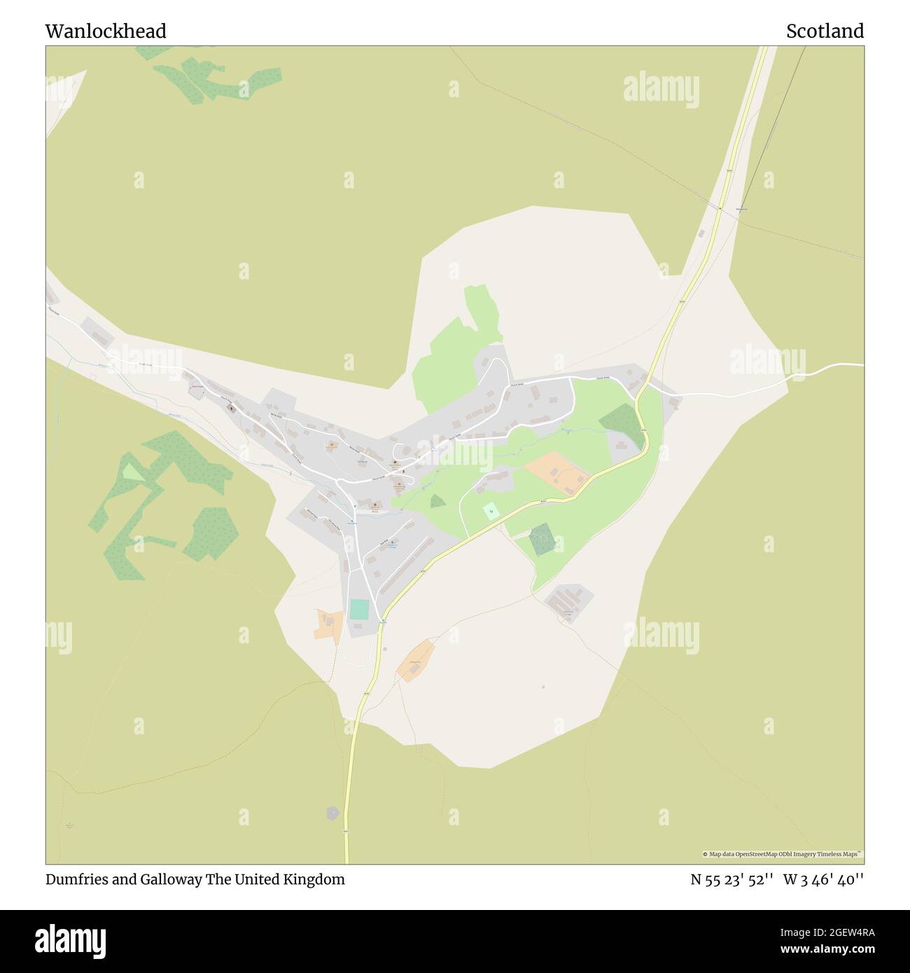 Dumfries map hi-res stock photography and images - Alamy