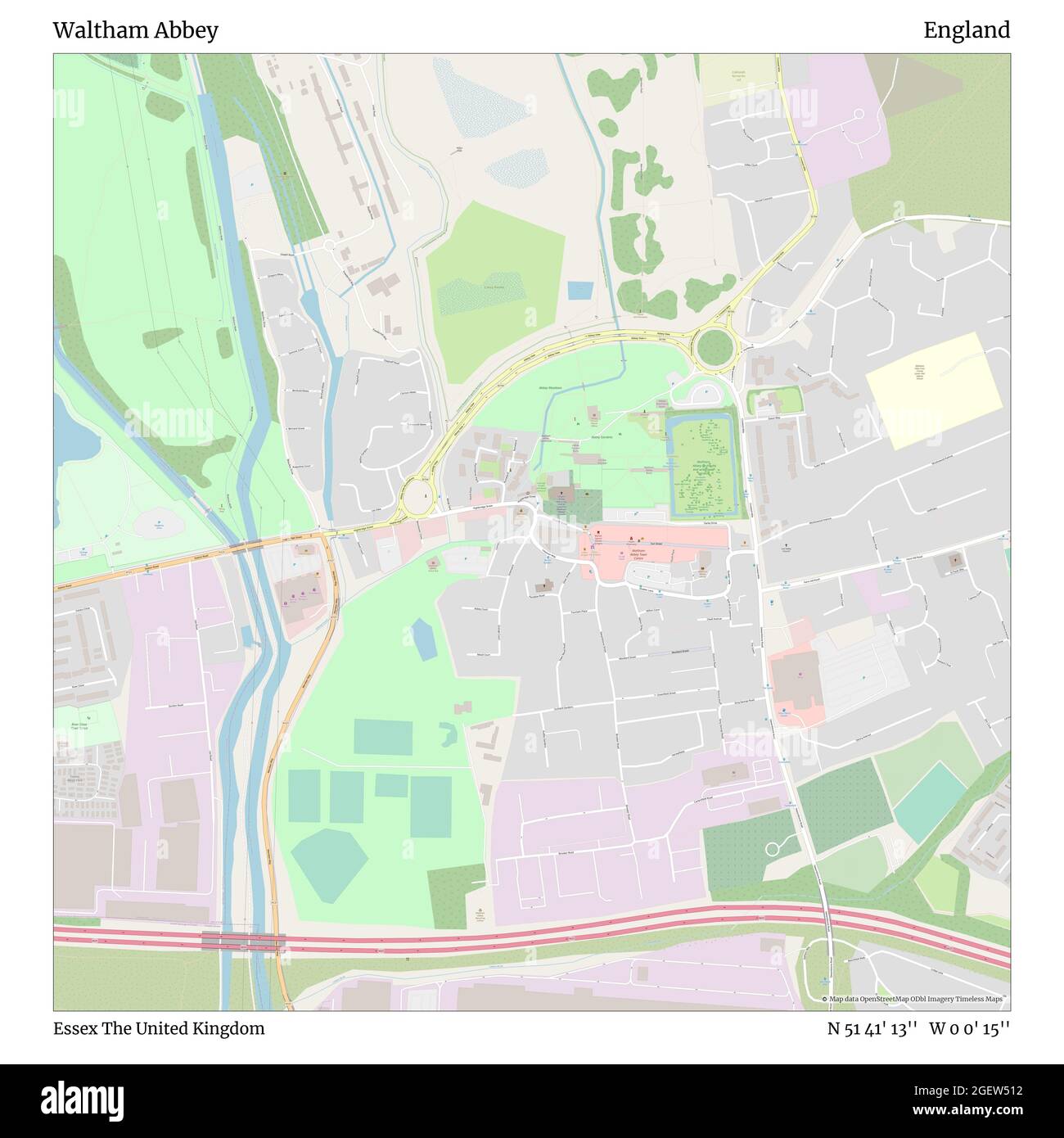 Waltham abbey map hi-res stock photography and images - Alamy