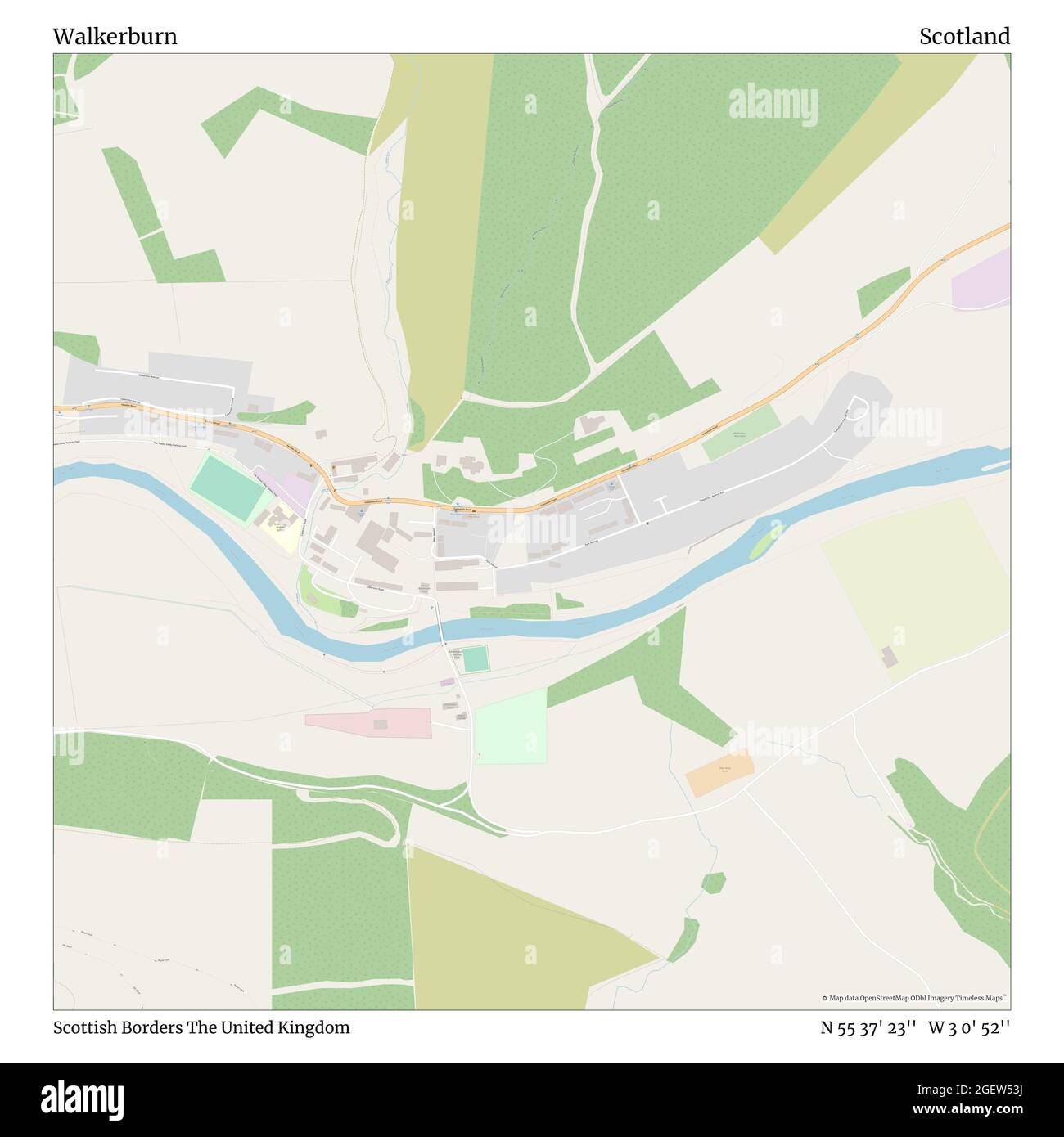 Scottish road map Cut Out Stock Images & Pictures - Alamy