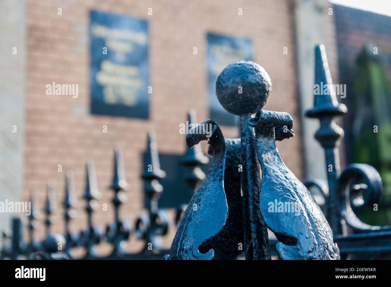 Detail of the cemetery Stock Photo - Alamy