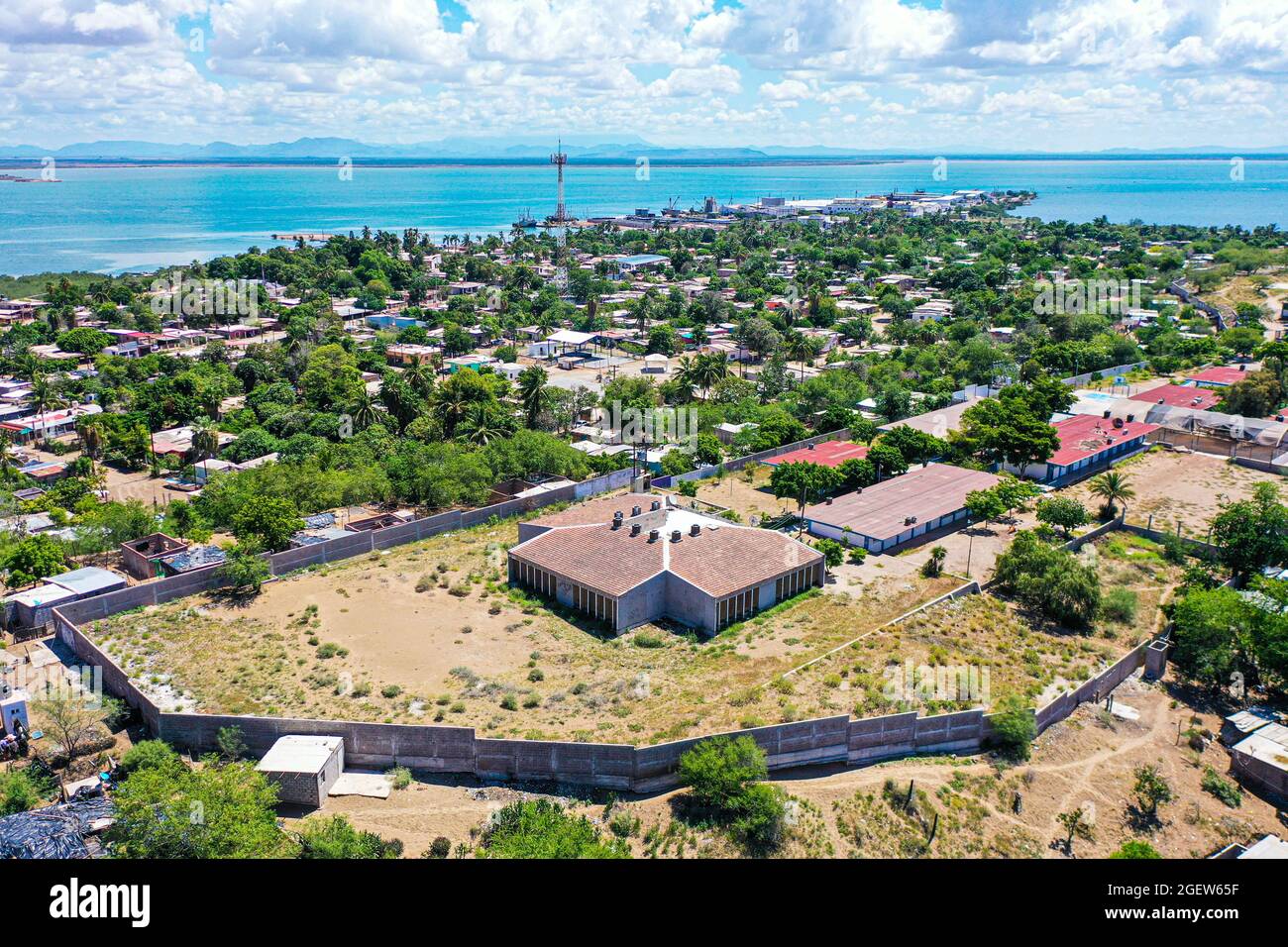 Yavaros port, Yavaros bay in the municipality of Huatabampo, Sonora ...