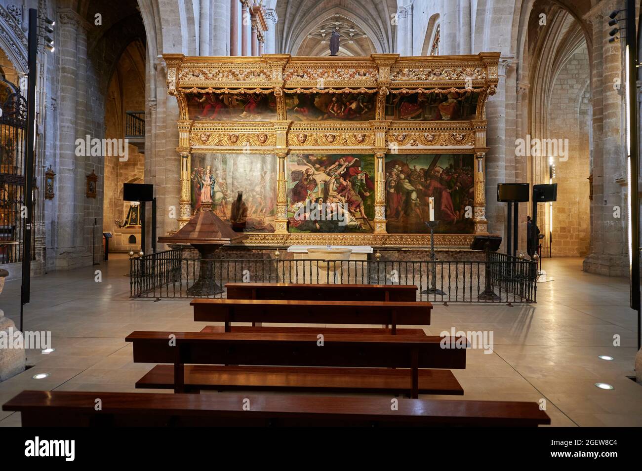 Chapel of the Martyrs and baptistery. Nave of the epistle. Placed under ...