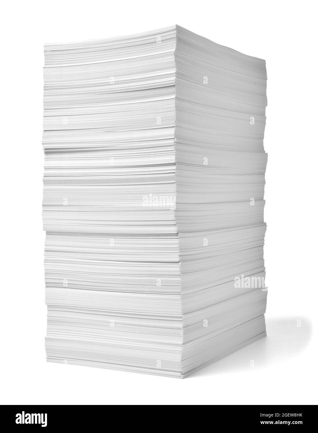 paper stack pile office paperwork busniess education Stock Photo - Alamy