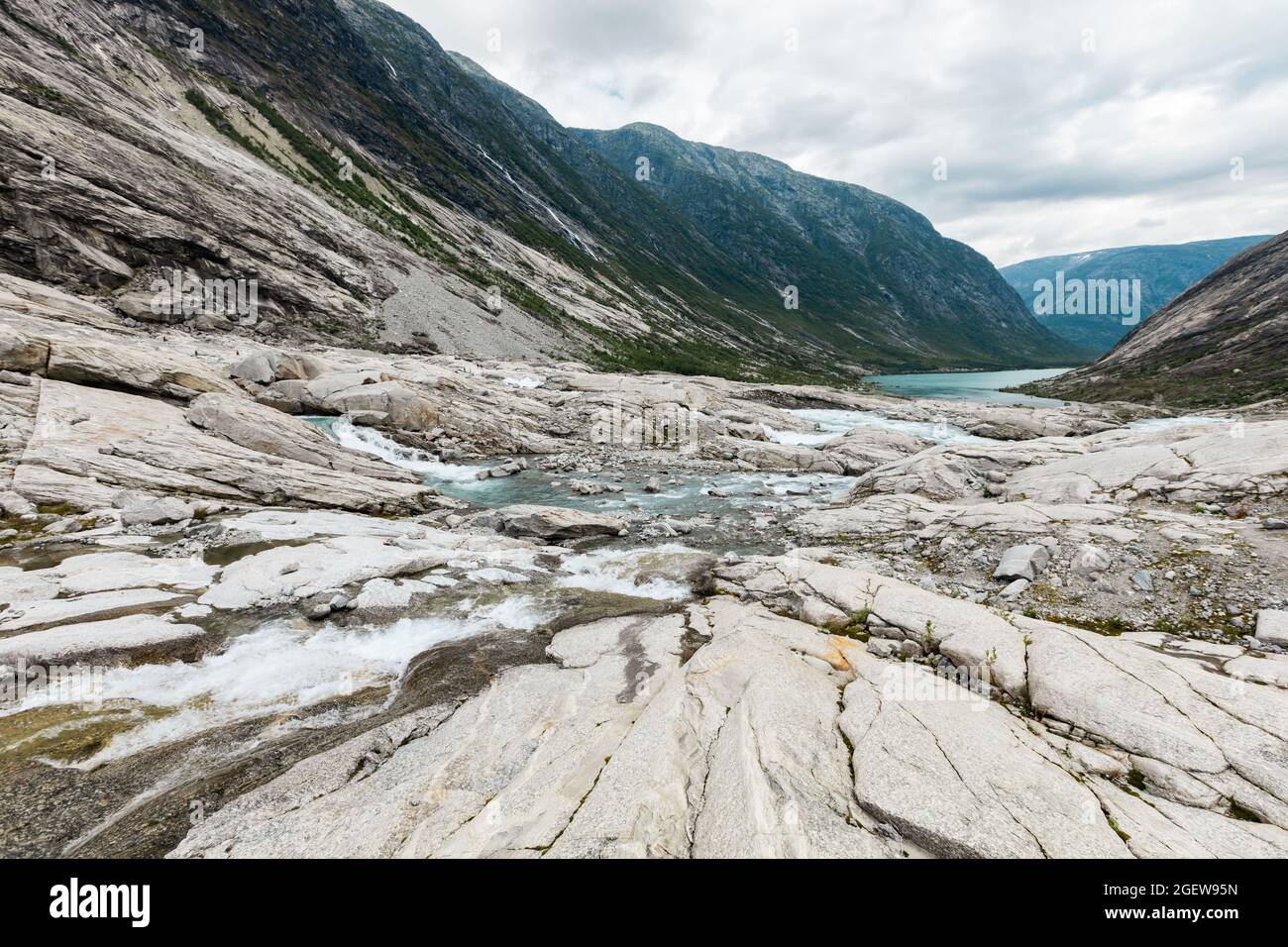 Rock surface of Jostedal Glacier Stock Photo - Alamy
