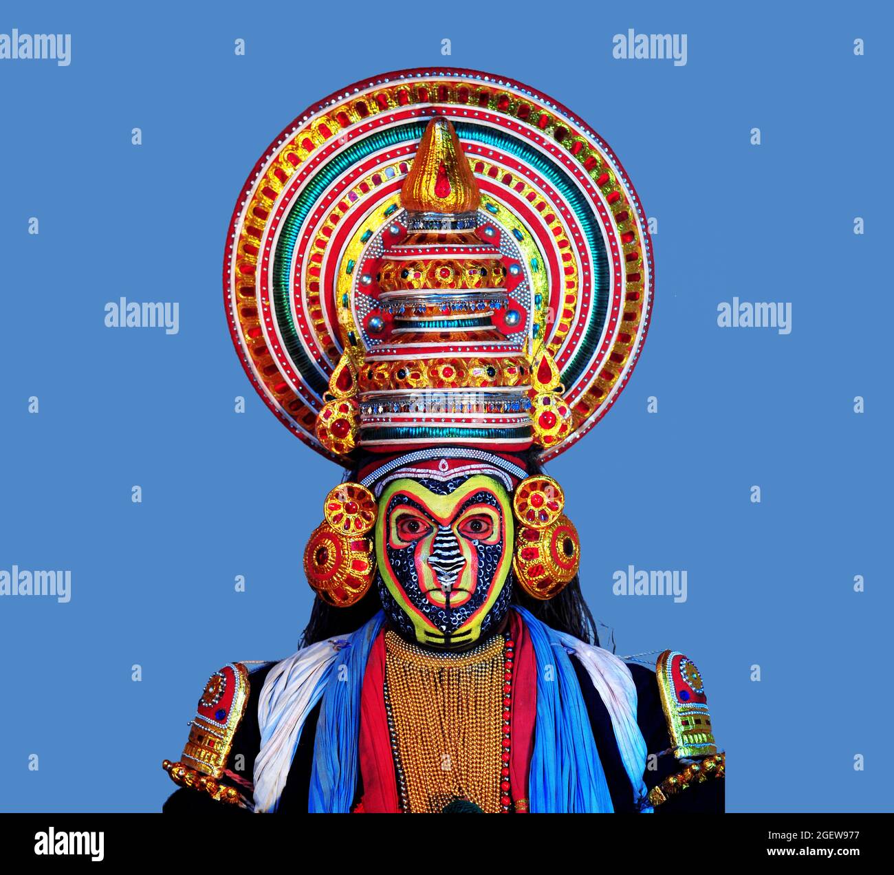 Kathakali face hi-res stock photography and images - Alamy