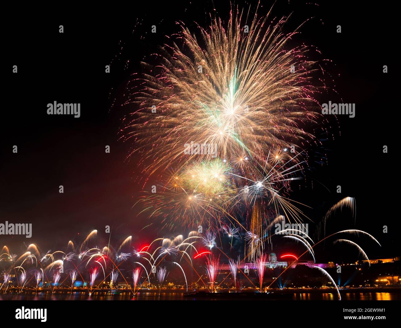 State Foundation Day fireworks 2022 20th August. Celebration fireworks ...