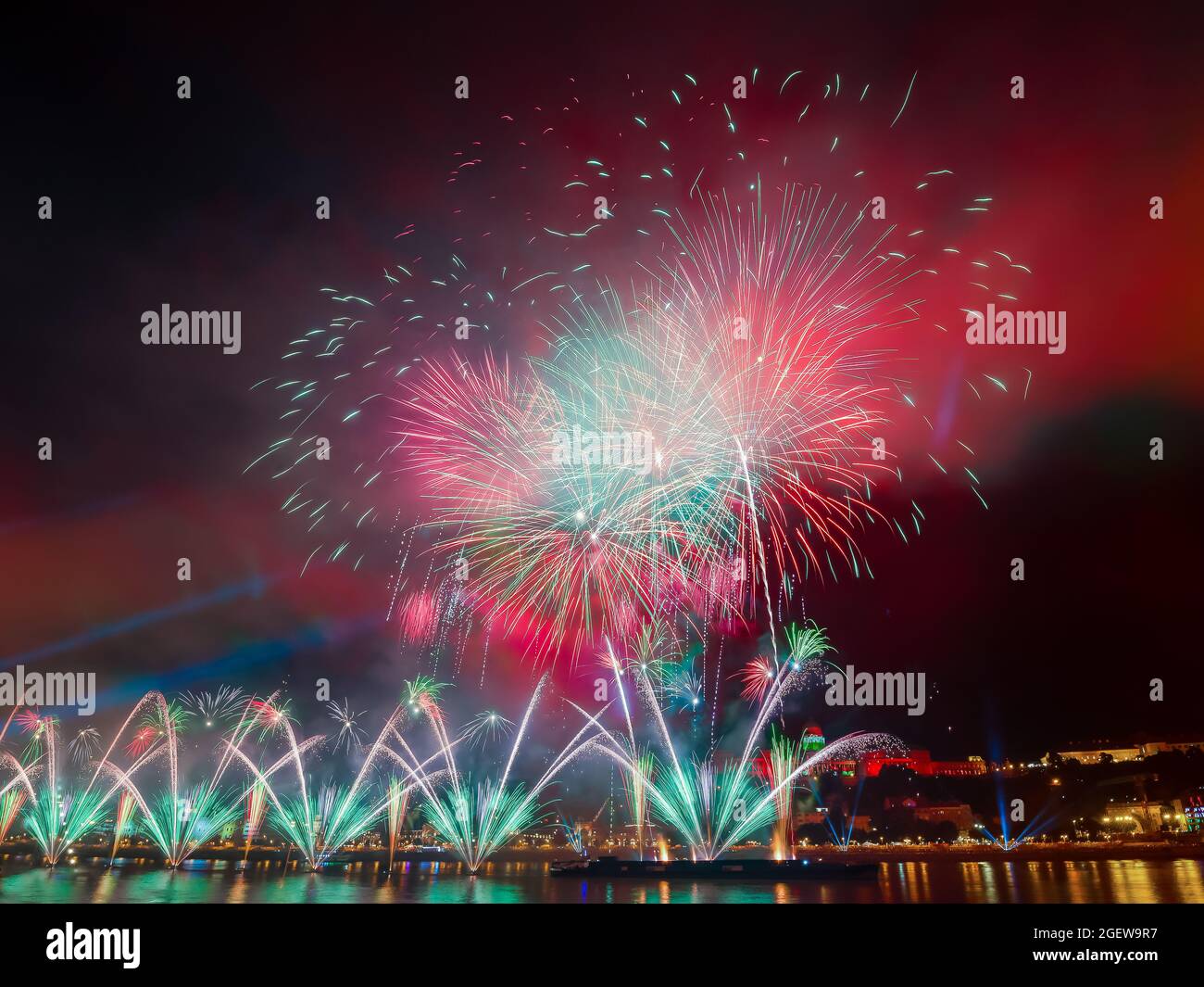 State Foundation Day fireworks 2022 20th August. Celebration fireworks ...