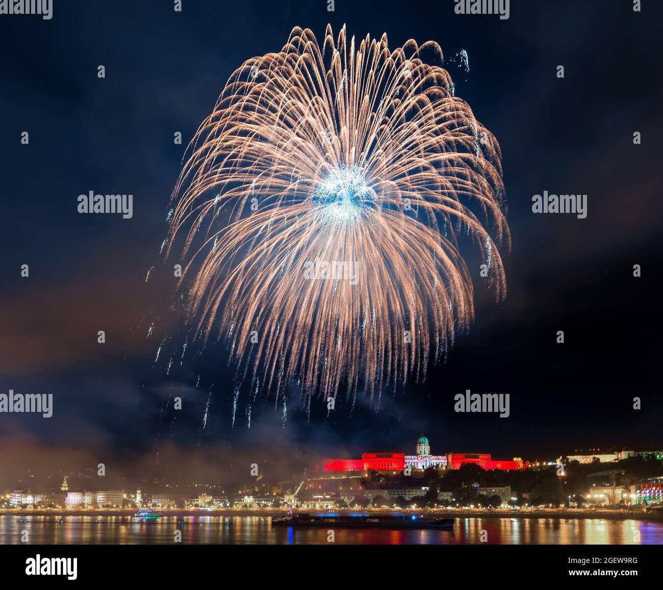 State Foundation Day fireworks 2022 20th August. Celebration fireworks ...