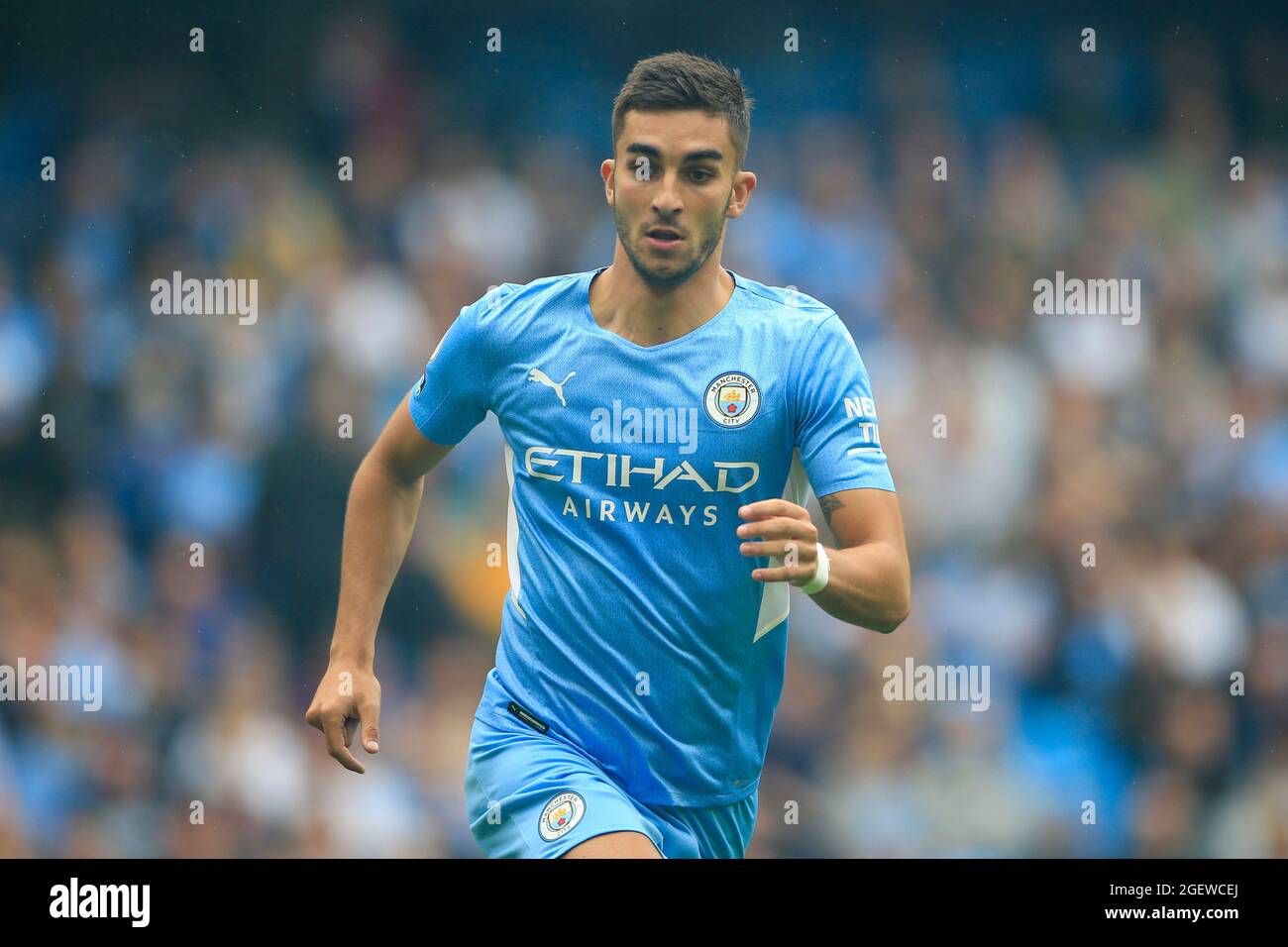 Ferran Torres #21 of Manchester City Stock Photo - Alamy