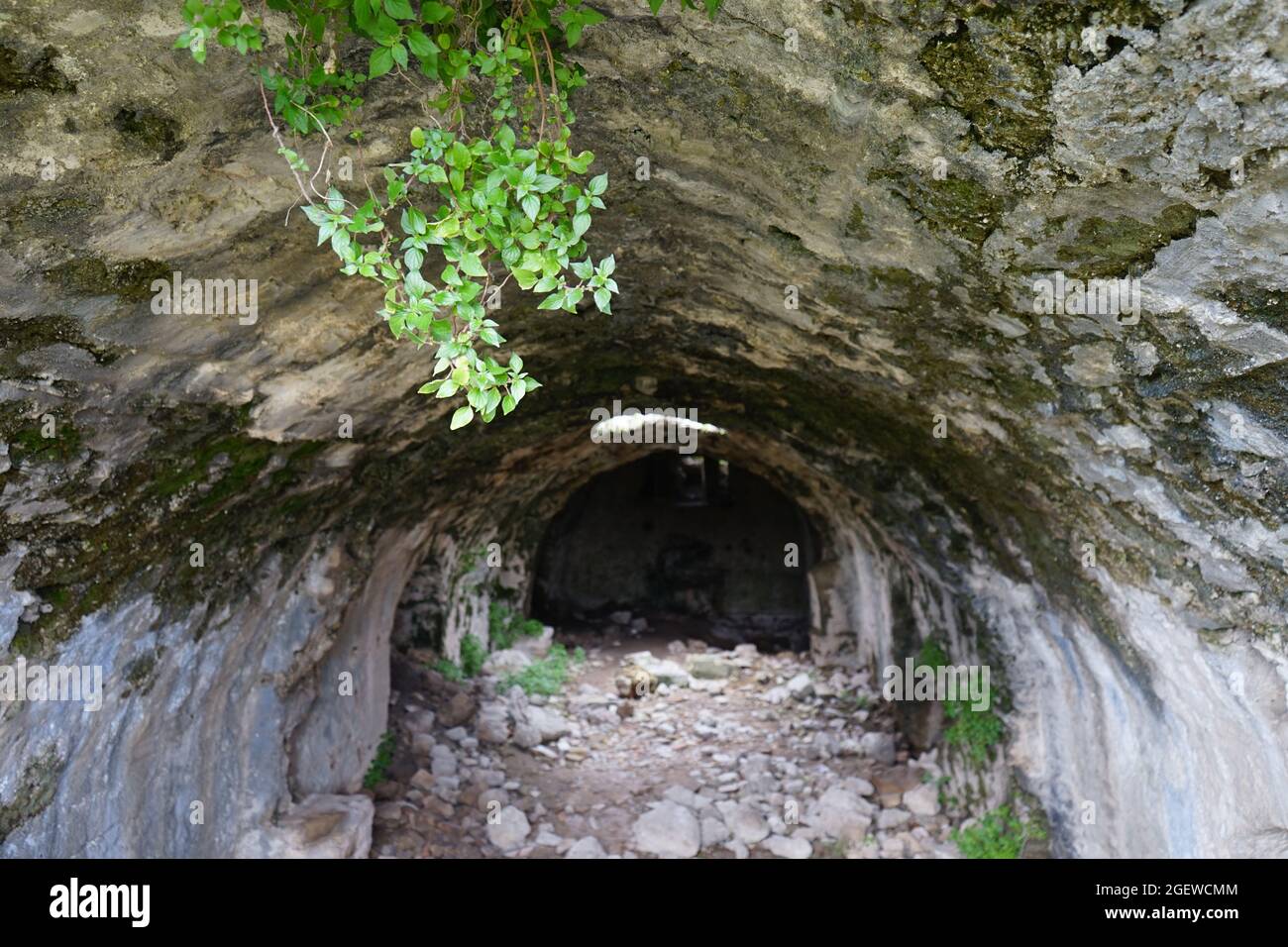 Man at entrance of cave hi-res stock photography and images - Alamy
