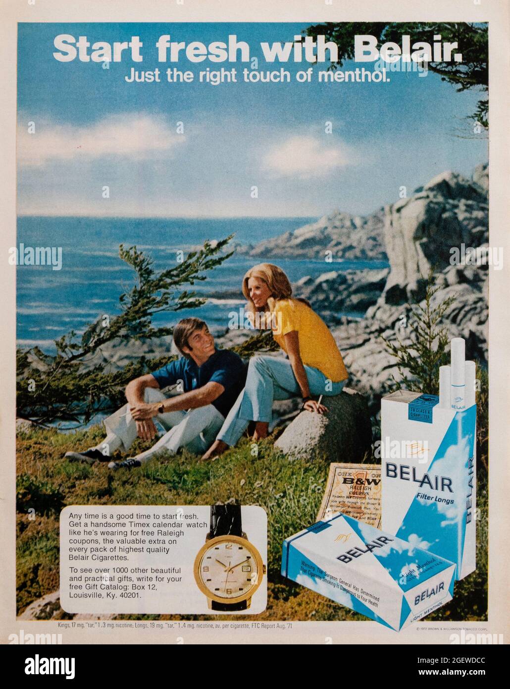 Vintage Life Magazine advertisement, 21 April 1972 issue, USA Stock ...