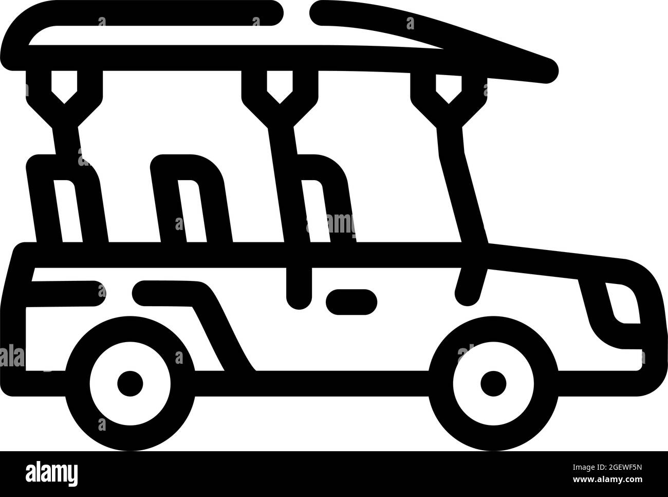 safari car line icon vector illustration Stock Vector Image & Art - Alamy