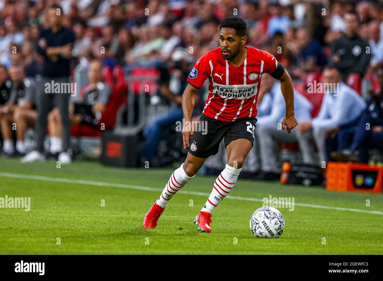 EINDHOVEN, 21-08-2021, Philips Stadion, PSV Stadium, Dutch Eredivisie ...
