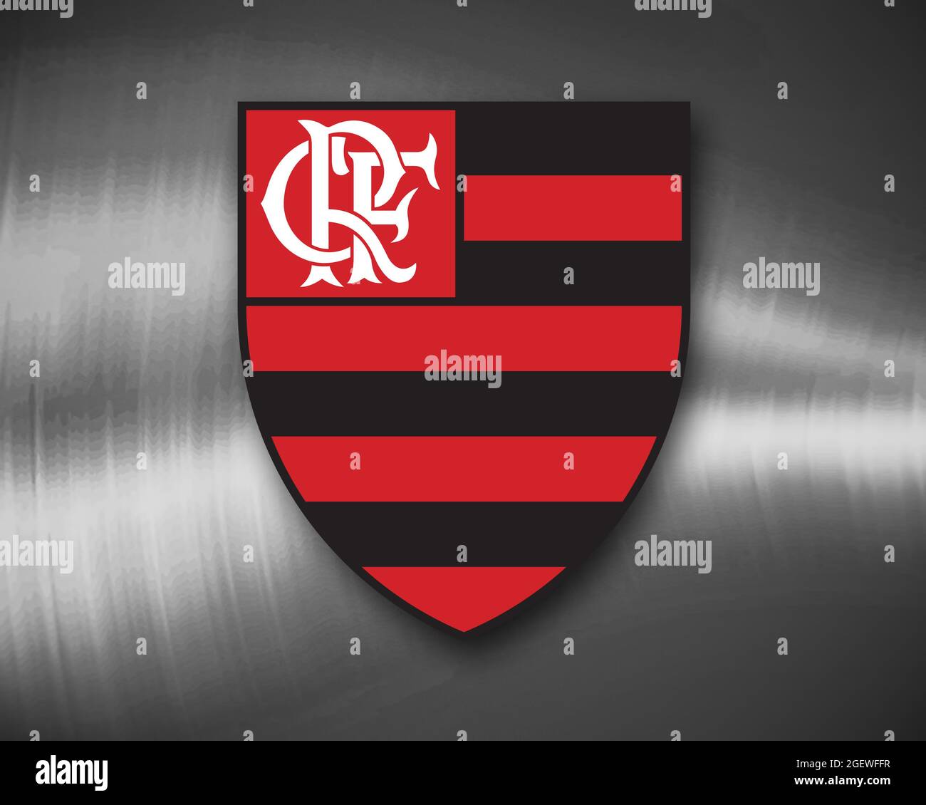 Coat of arms FC Flamengo, Rio de Janeiro, Brazilian football club Stock ...