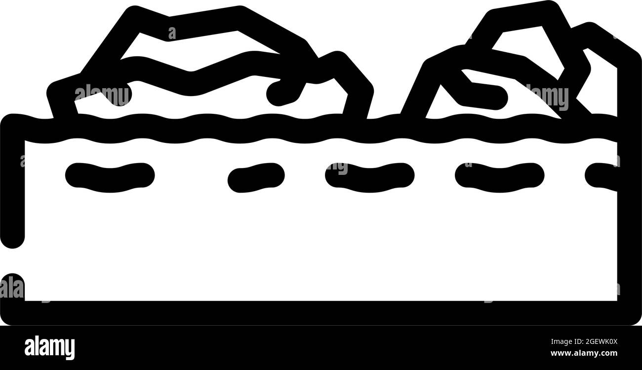 Container construction garbage line Cut Out Stock Images & Pictures - Alamy