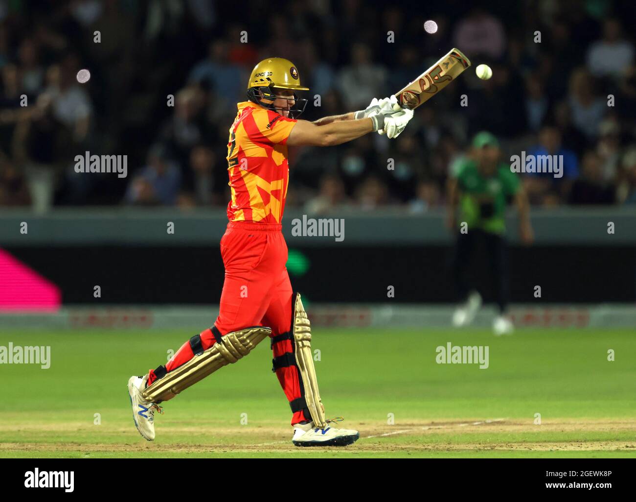 Birmingham Phoenix's Chris Benjamin batting during the Men's Final of ...