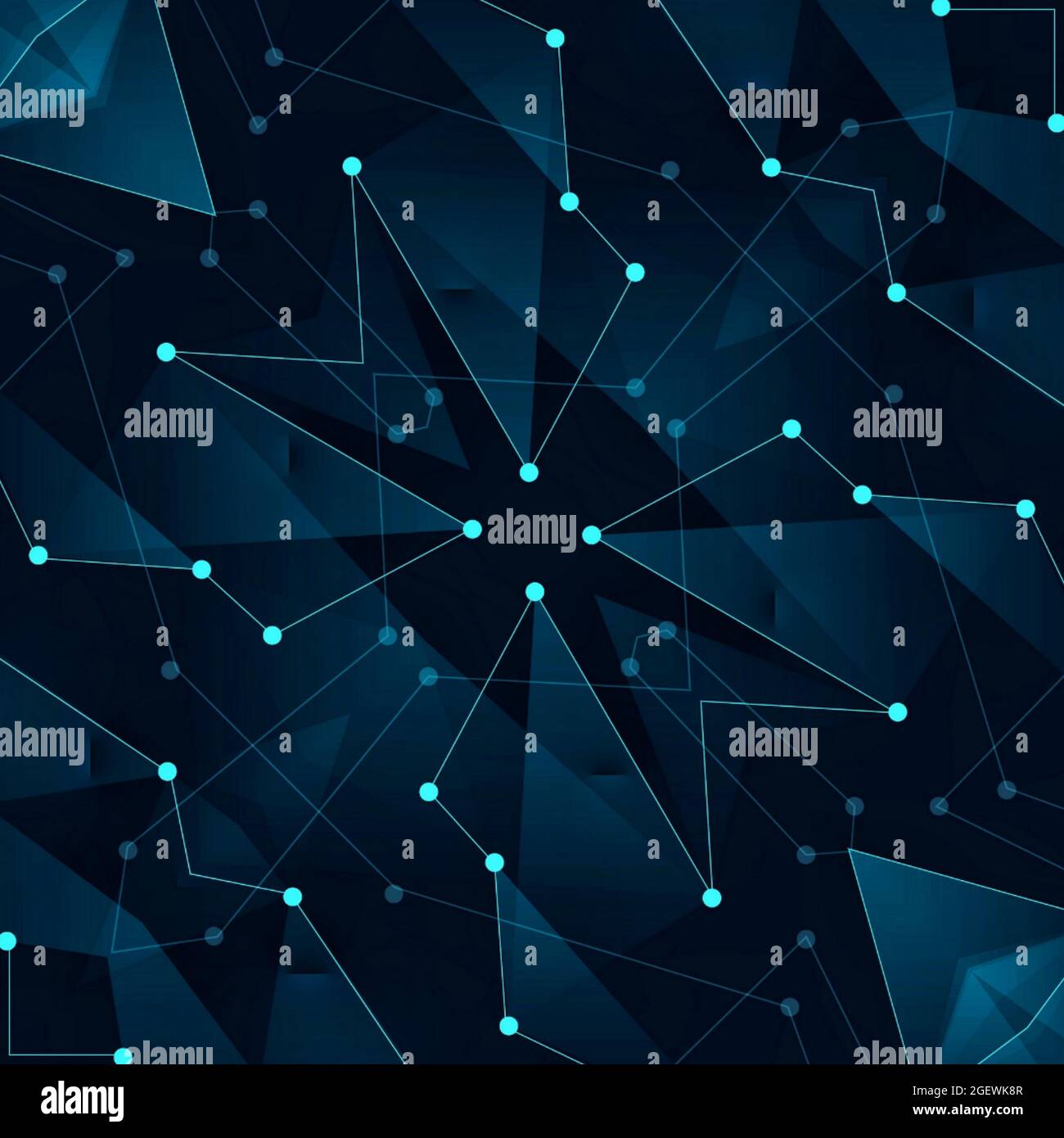 Abstract digital background connecting dots and lines. Information ...