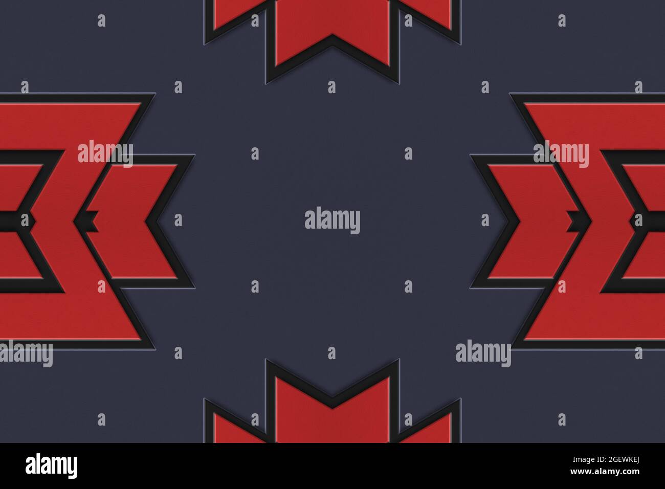 Geometric pattern of red color, Scandinavian Celtic style. Illustration ...