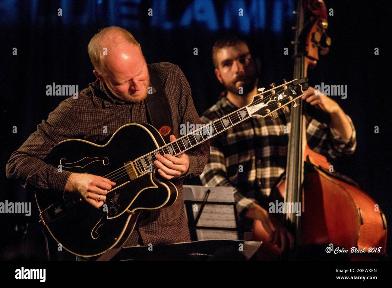 Jazz musicians at The Blue Lamp, Aberdeen, Scotland Stock Photo - Alamy