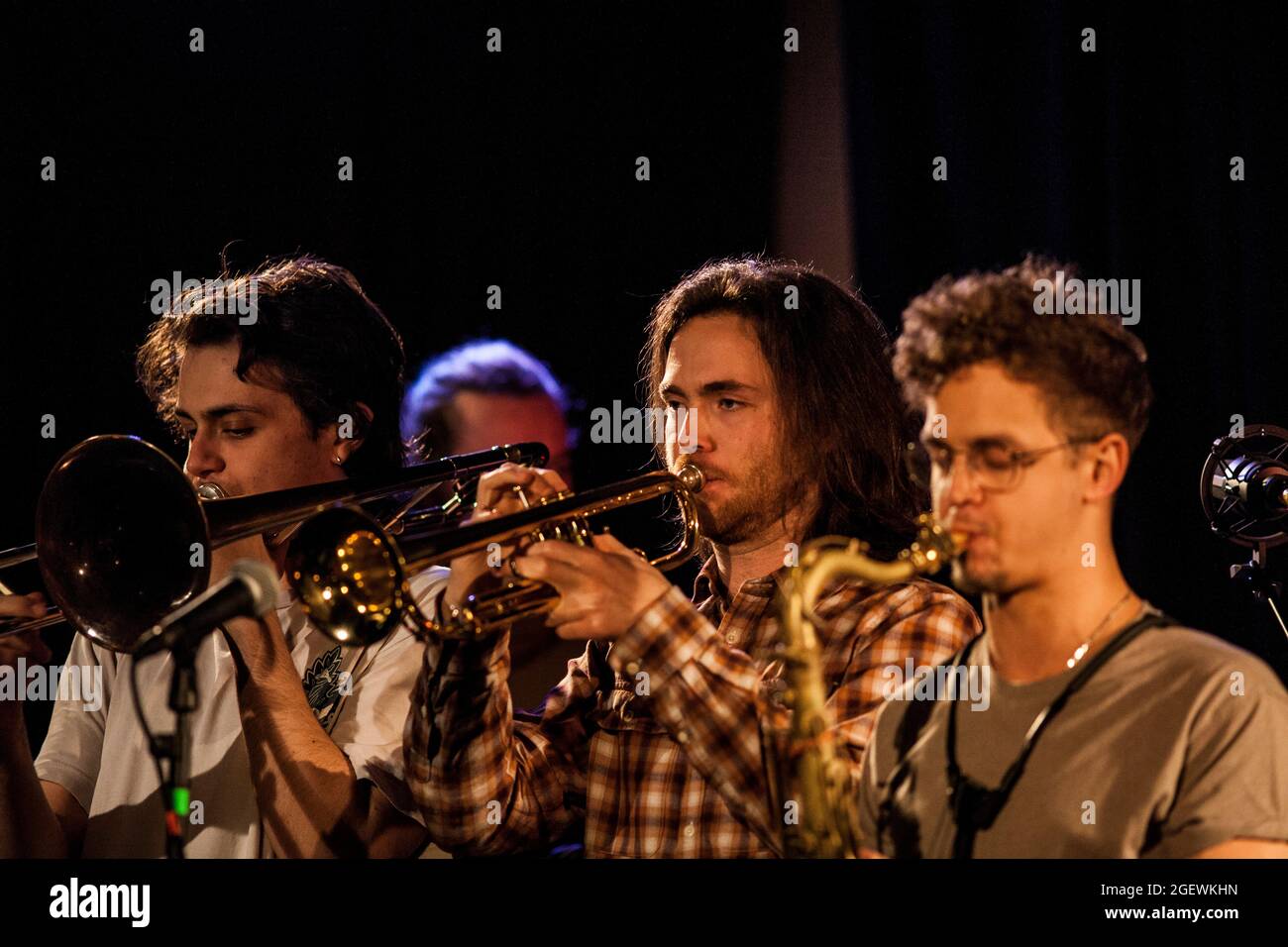 Jazz musicians at The Blue Lamp, Aberdeen, Scotland Stock Photo - Alamy