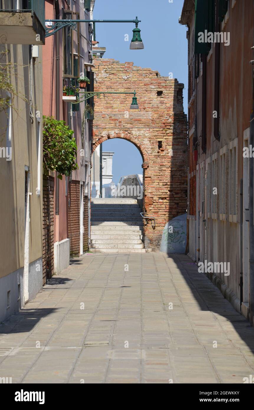 Venice italy arch arches buildings canal architecture hi-res stock ...